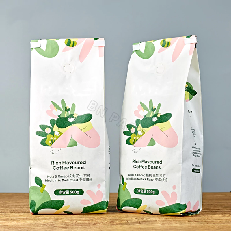 Coffee Bags With Valve - Custom Flexible Packaging Manufacturer