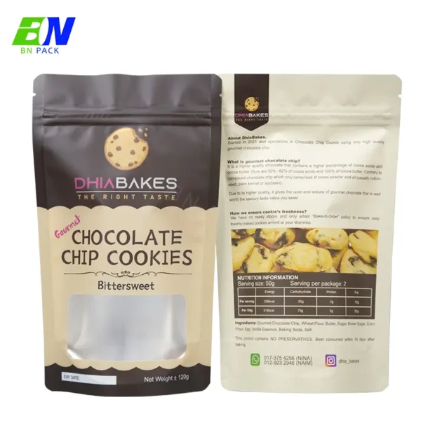 Stand Up Food Packaging Pouches With Digital Printing - Custom Flexible ...