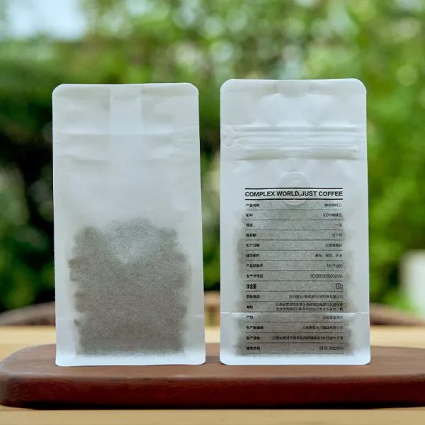 Premium Rice Paper Coffee Bags | Custom Artisanal Coffee Packaging
