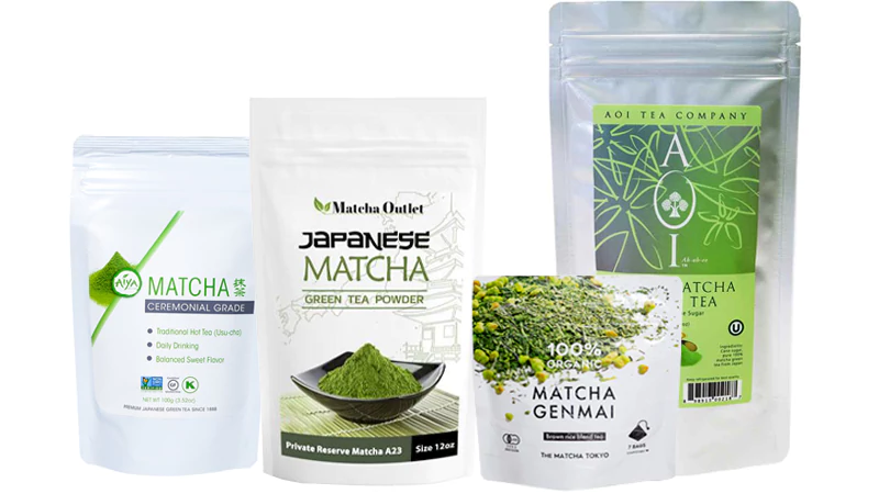 Custom Matcha Tea Bags & Powder Pouches | Wholesale | BN PACK