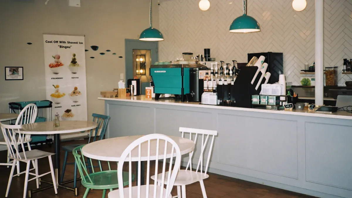 Idées de vitrines à café pour une boutique au look époustouflant